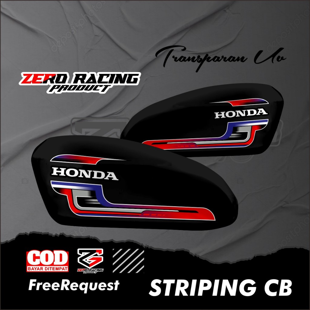 Cb 125 TRANSPARENT Sticker Cb 100 Striping variations of custom Cb ...