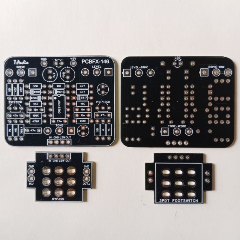 T-Audio PCBFX-146 Based On Boss SD1 Super Overdrive Guitar Effect DIY ...