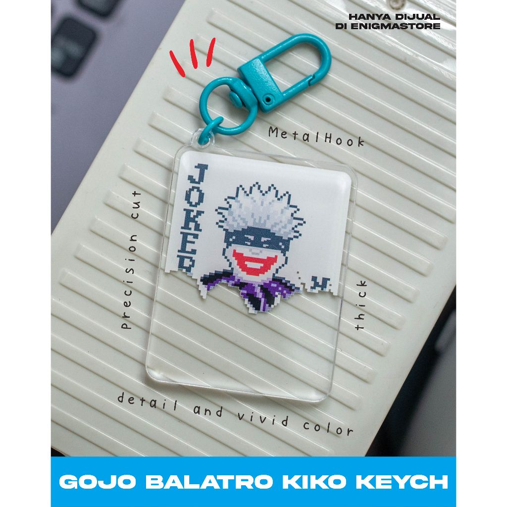 GOJO SATORU KIKO KEYCH BALATRO | Shopee Philippines