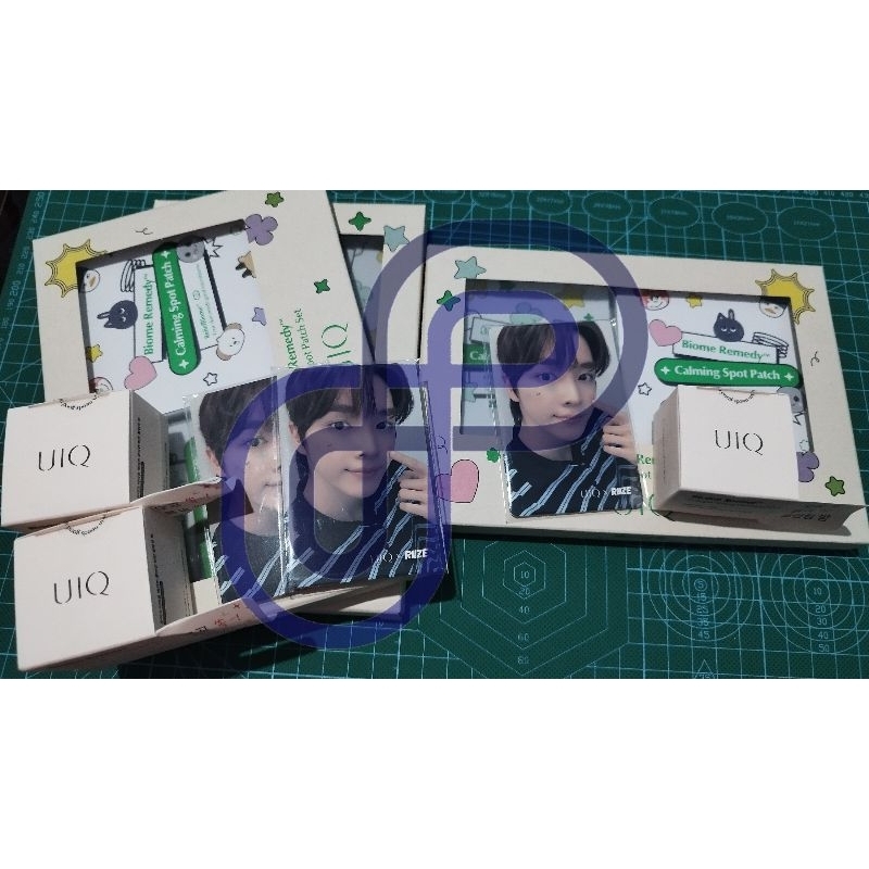 Uiq × RIIZE Photocard OFFICIAL Acne Pimple Character Patch PC Patch Shotaro Eunseok Sungchan ...