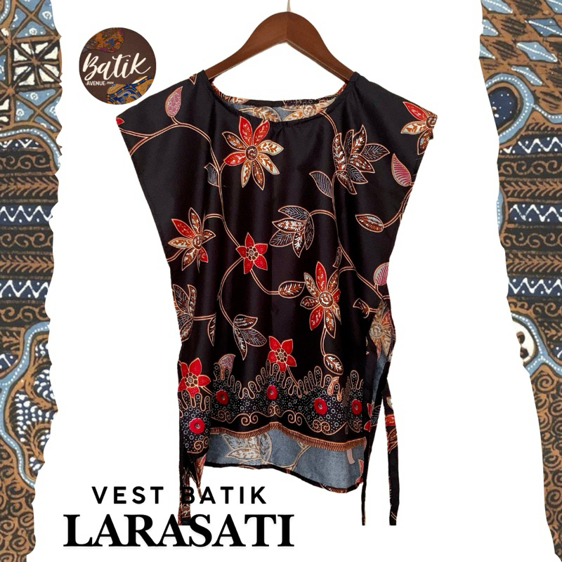 Batik Vest - Larasati / Batik Vest Batik Vest / Viral Batik Vest ...