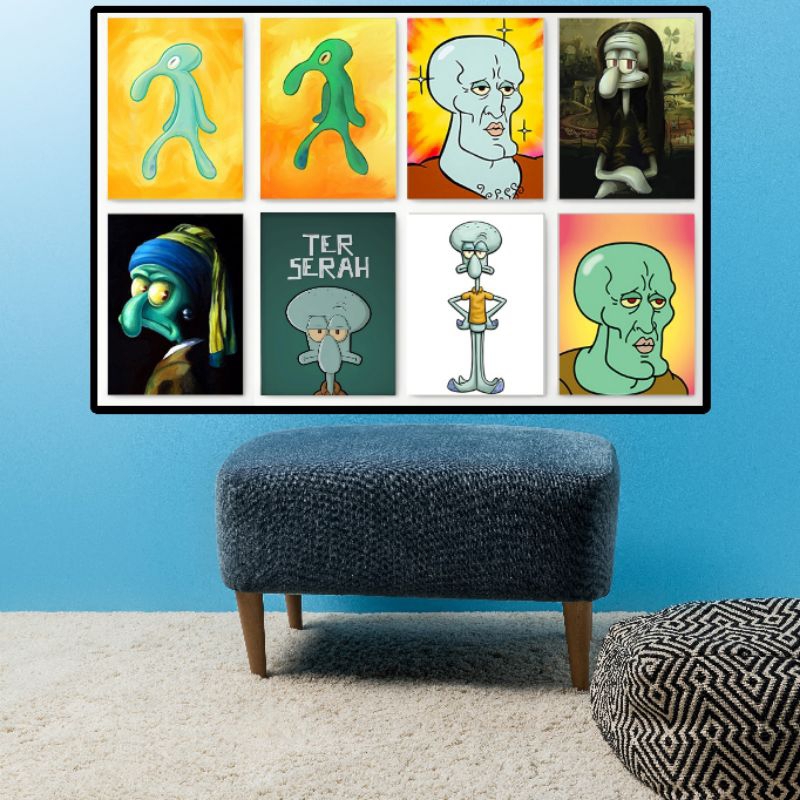 Squidward spongebob wall poster | Shopee Philippines