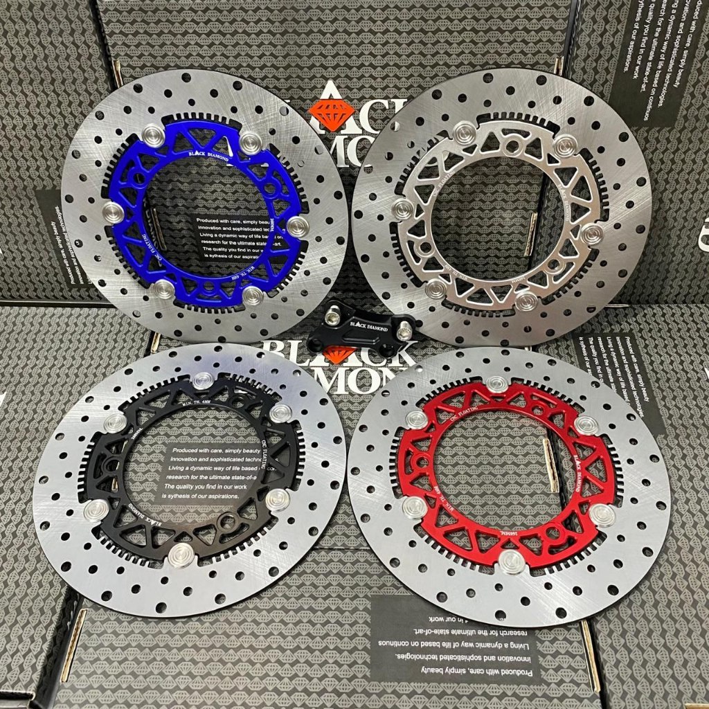 BLACKDIAMOND FRONT DISC DISC 260MM NMAX OLD NEW DISC DND FLOATING 6 CNC ...