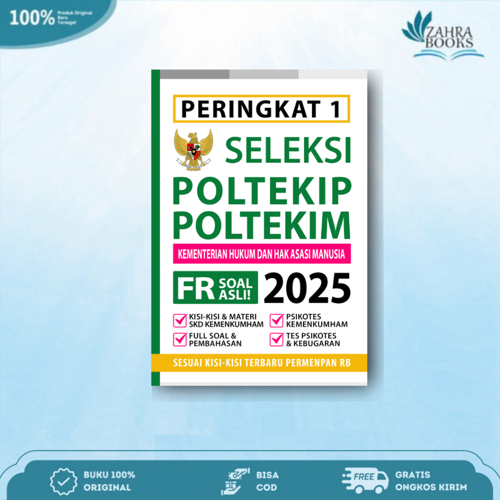 Book Level 1 Selection of KEMENKUMHAM POLTEKIM POLTEKIP 2025 ...