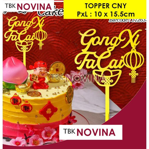 Imlek TOPPER / CHINESE NEW YEAR TOPPER / SINCIA TOPPER | Shopee Philippines