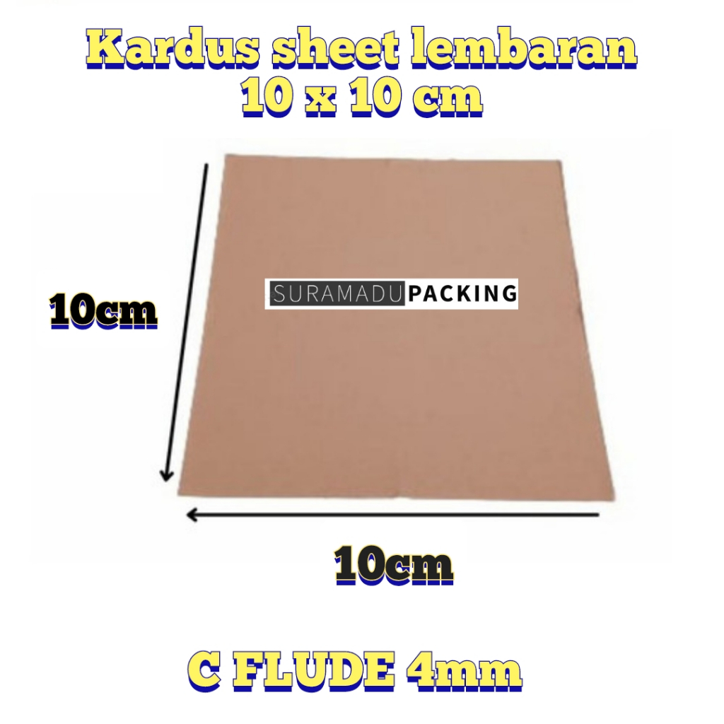 CARDBOARD SHEET 10x10 cm / 10x10 cm Plain SHEET Cardboard Cardboard ...