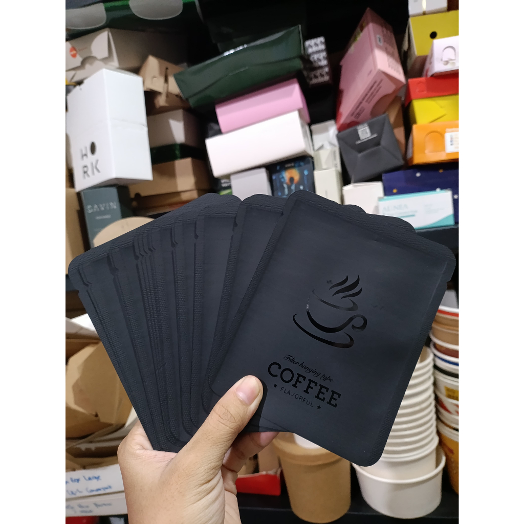 Aluminum Drip Bag Coffee Sachet Pouch / Food Grade Aluminum Drip Bag ...