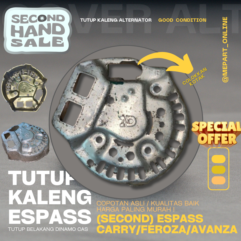Lid CAN ALTERNATOR COPOTAN SECOND ESPASS CARRY FEROZA AVANZA LID BOX ...