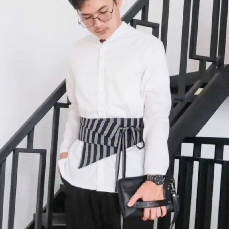 Obi Belt Woven Batik Obi Unisex Men Women's Belts Women's Belts Men's ...
