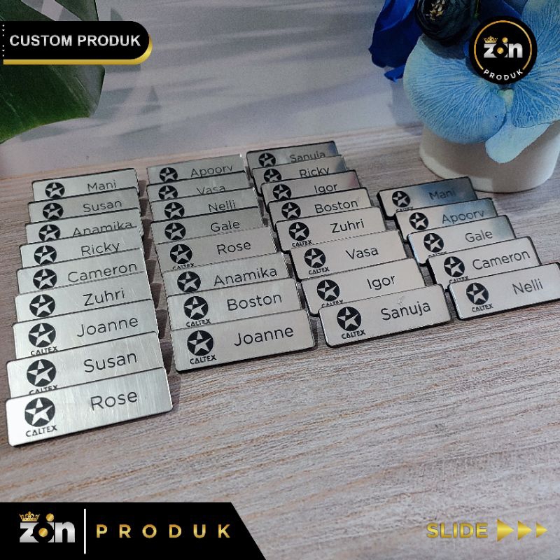 CUSTOM ACRYLIC NAME TAG | Nameplate | RESIN NAMETAG | CUSTOM-ZOIN LOGO ...