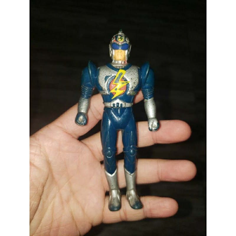 Action FIGURE SUPERHERO SUPER HERO MEGA POWER FIGHTER SOLDIER BLUE BLUE ...