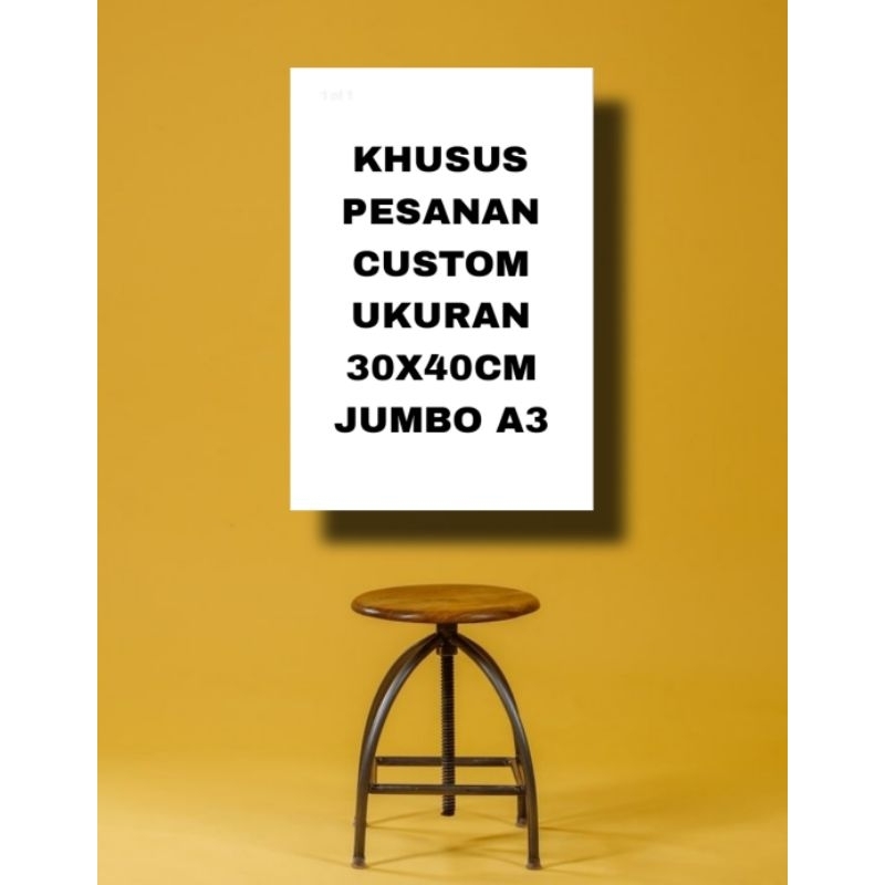 Jumbo A3 Size MDF Wooden Photo Print (30x40cm) | Shopee Philippines