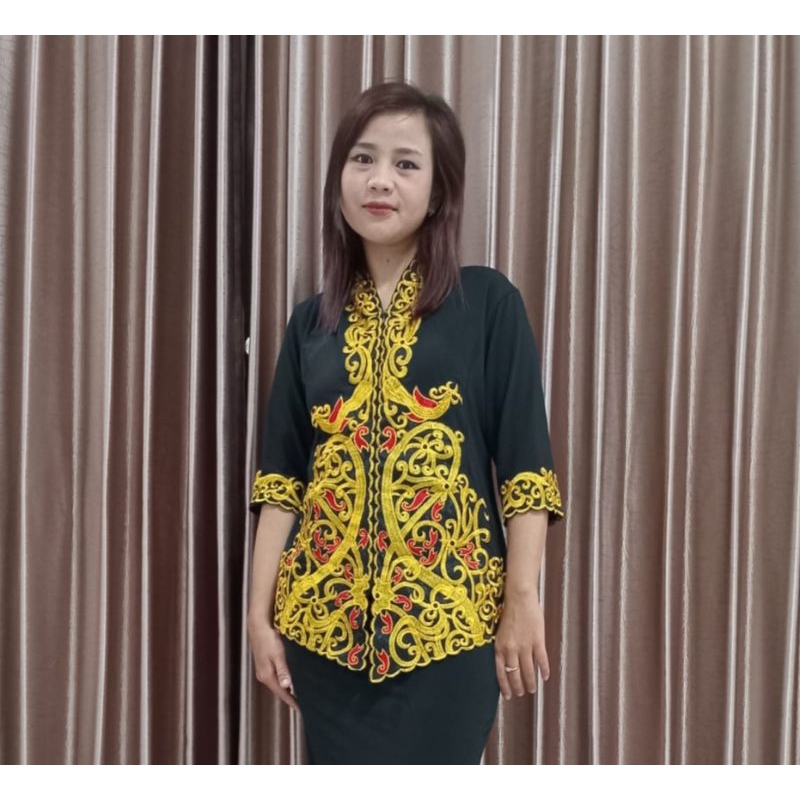 Dayak Motif Encim Kebaya | Shopee Philippines