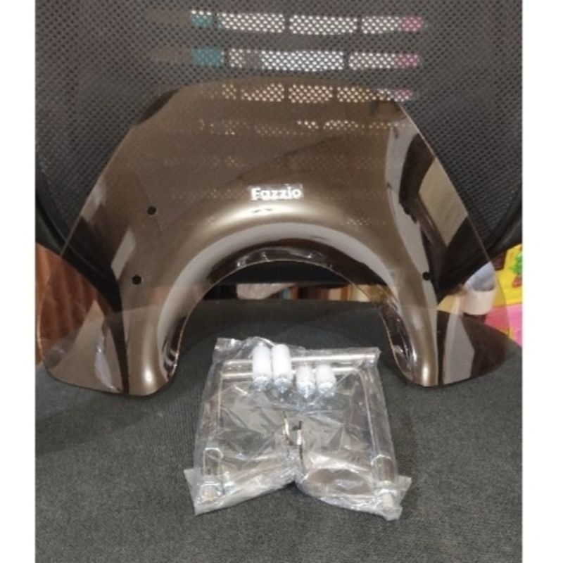 WINDSHIELD WIND FAZZIO VISOR MOTORCYCLE FAZZIO BROWN RIBEN BLACK WHITE ...