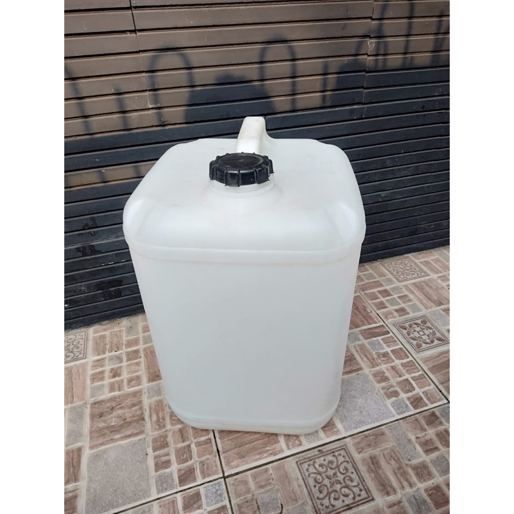USED 25 LITER JERIGEN THICK BOX MATERIAL / 25 LITER JERIGEN / JIRIKEN ...