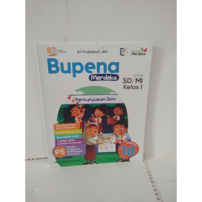 Bupena Merdeka class 1D Erlangga book | Shopee Philippines