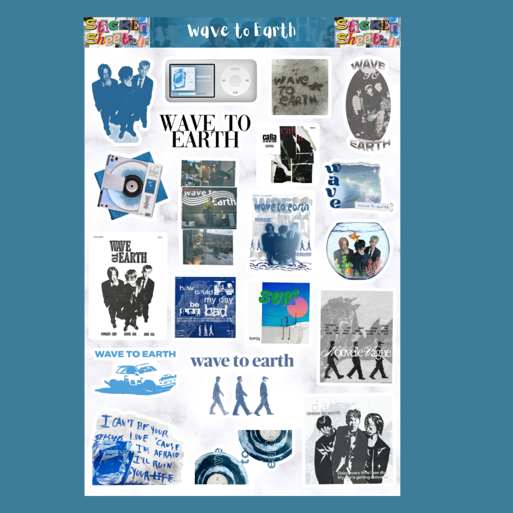 Wave to Earth Sticker Sheet | Shopee Philippines
