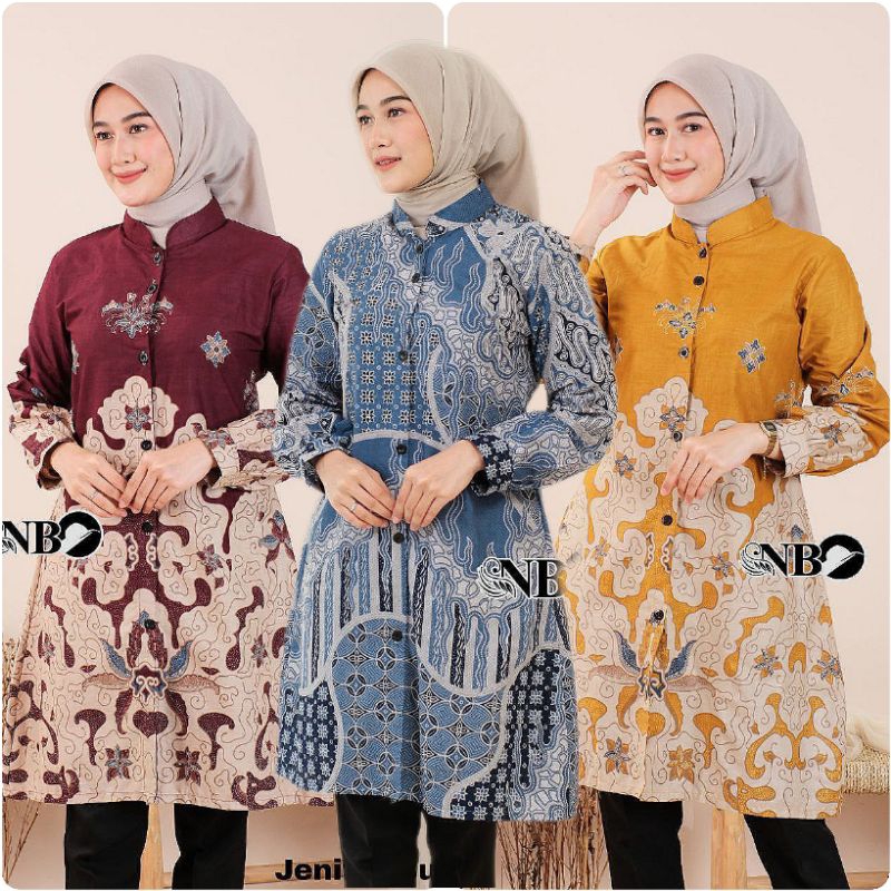 Modern Teacher Batik Tunic | Batik tunic top | Batik Tunic Shirt ...