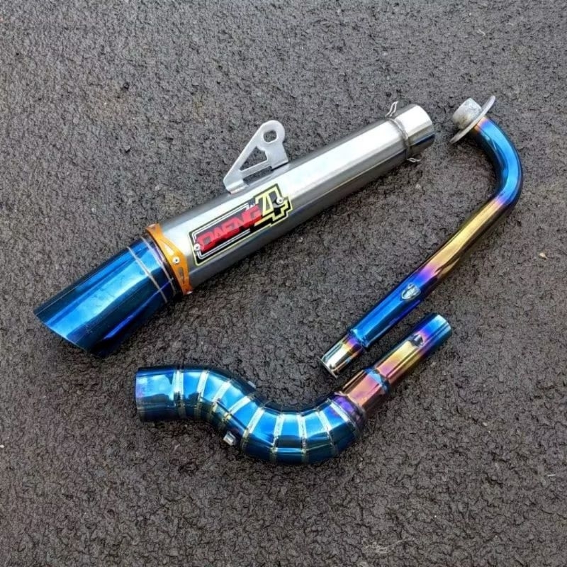 Daeng sai4 Conical OPEN Tube type wave 100 110 125xrm fury raider J ...