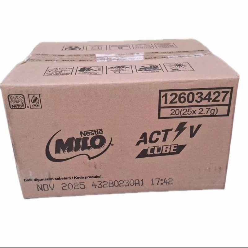 1 DUS Nestle Milo ACTV Cube 20 (25x2.7g) | Shopee Philippines