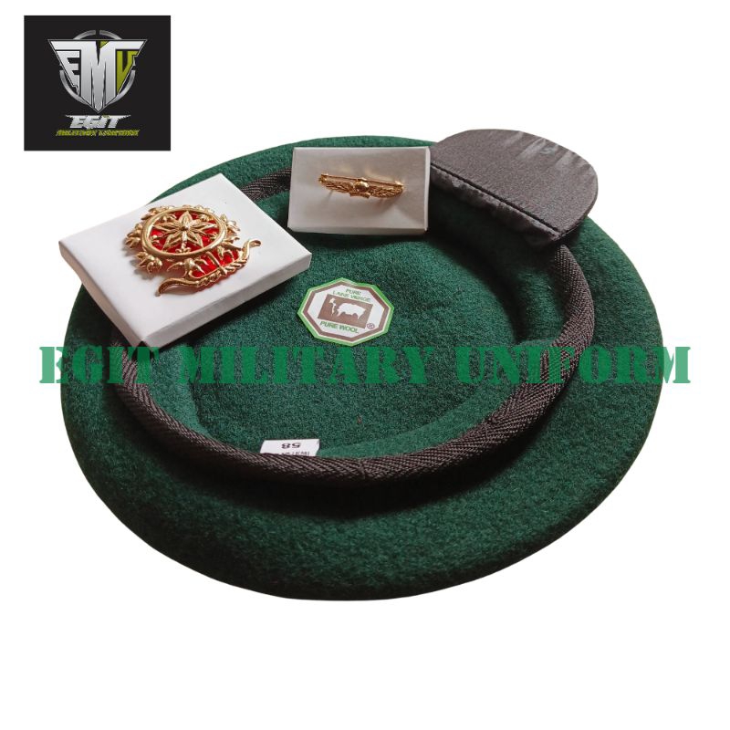 Camel beret kostrad beret is a set of kostrad berets and attributes ...