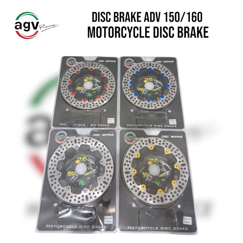 AGV - AGV Front Disc Plate ADV 150 ADV 160 Round Floating Model Size ...