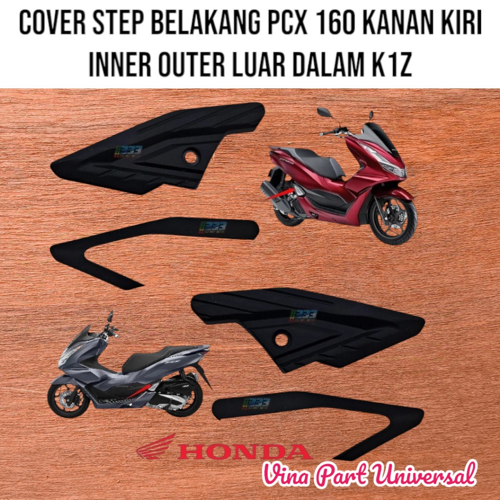 Pcx 160 rear step cover, right and left, inner outer, K1Z quality ...