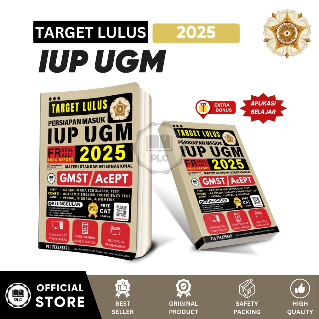 Iup Ugm Test Book 2025 Iup Ugm Book International Class Gmst and Acept ...