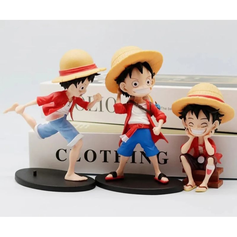 Luffy One piece Action figure cake topper display | Shopee Philippines