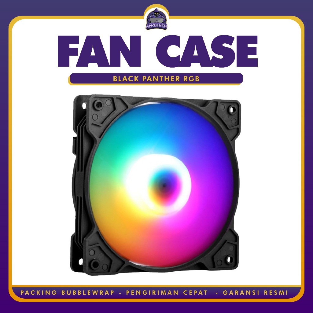 Fan CASE PC Static Color LED 120mm Fan Casing RGB 12cm | Shopee Philippines