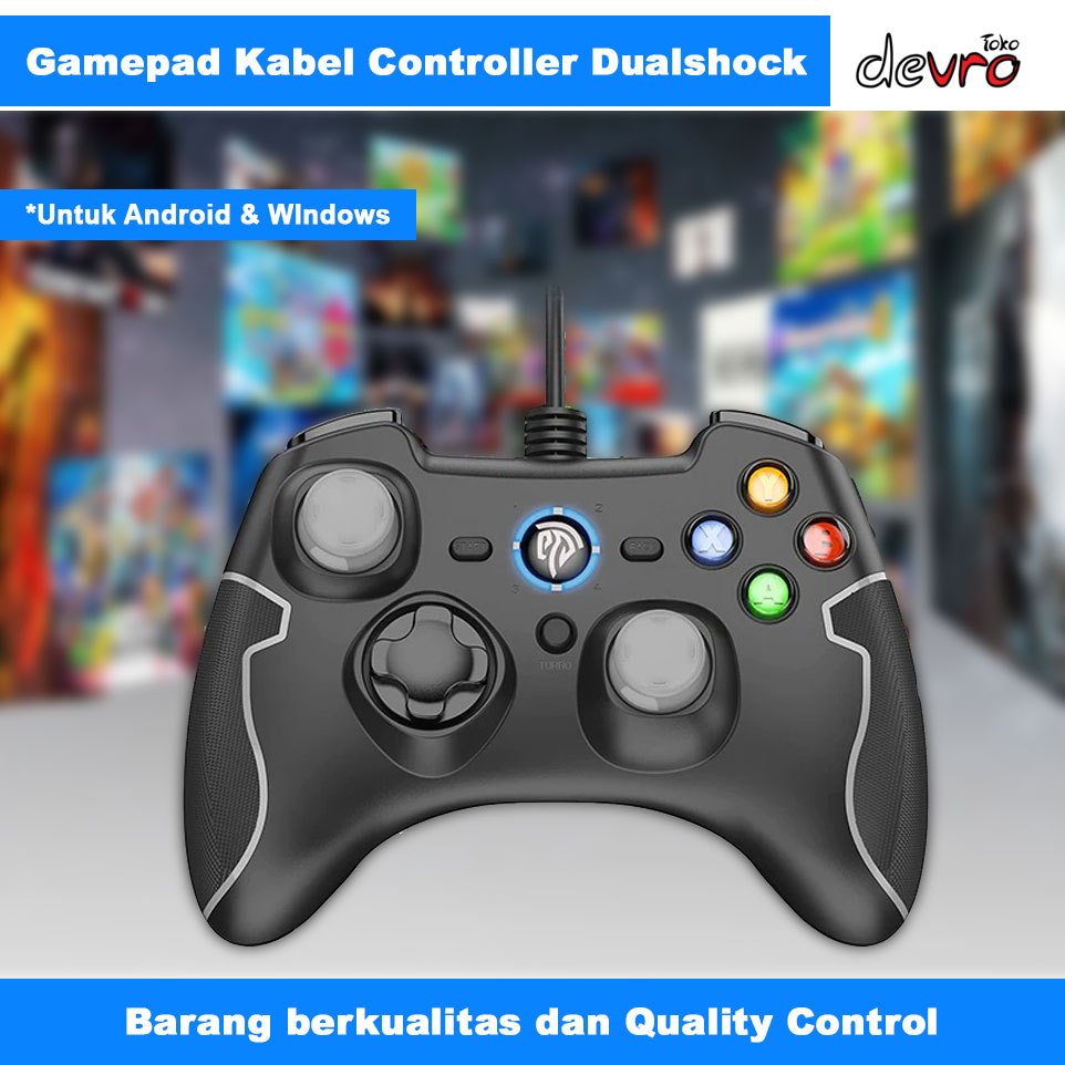 Gamepad Cable Wired Gaming Controller Dualshock for Android Windows Laptop PC PS3 Smartphone ...