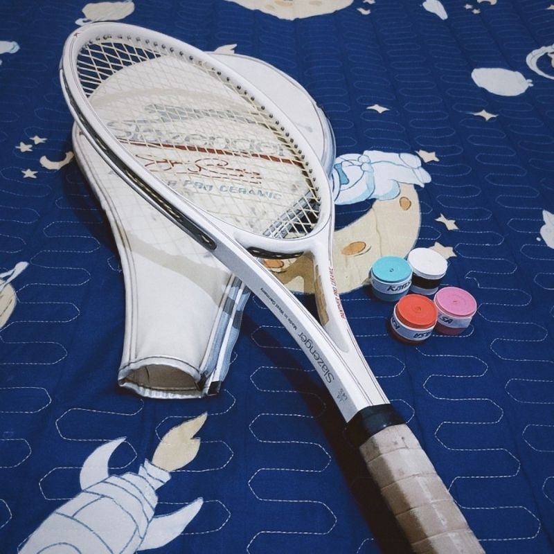 Used ORIGINAL SLAZENGER PHANTER SERIES PRO CERAMIC TENNIS RACKETS STILL ...