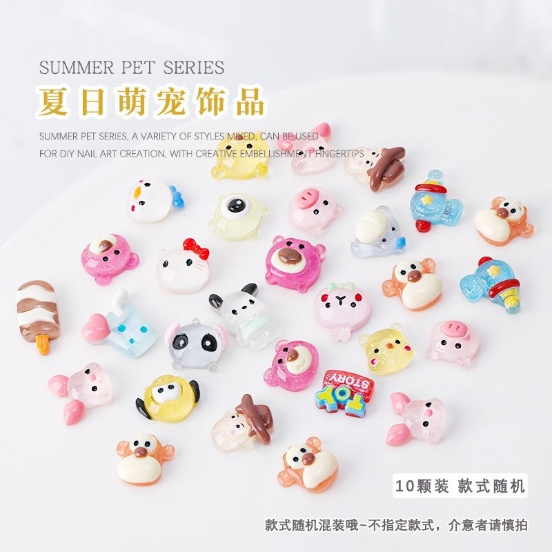 Acc Nail Art Disney 3D Toy story Lotso Mickey Minnie Tiger Pooh ...