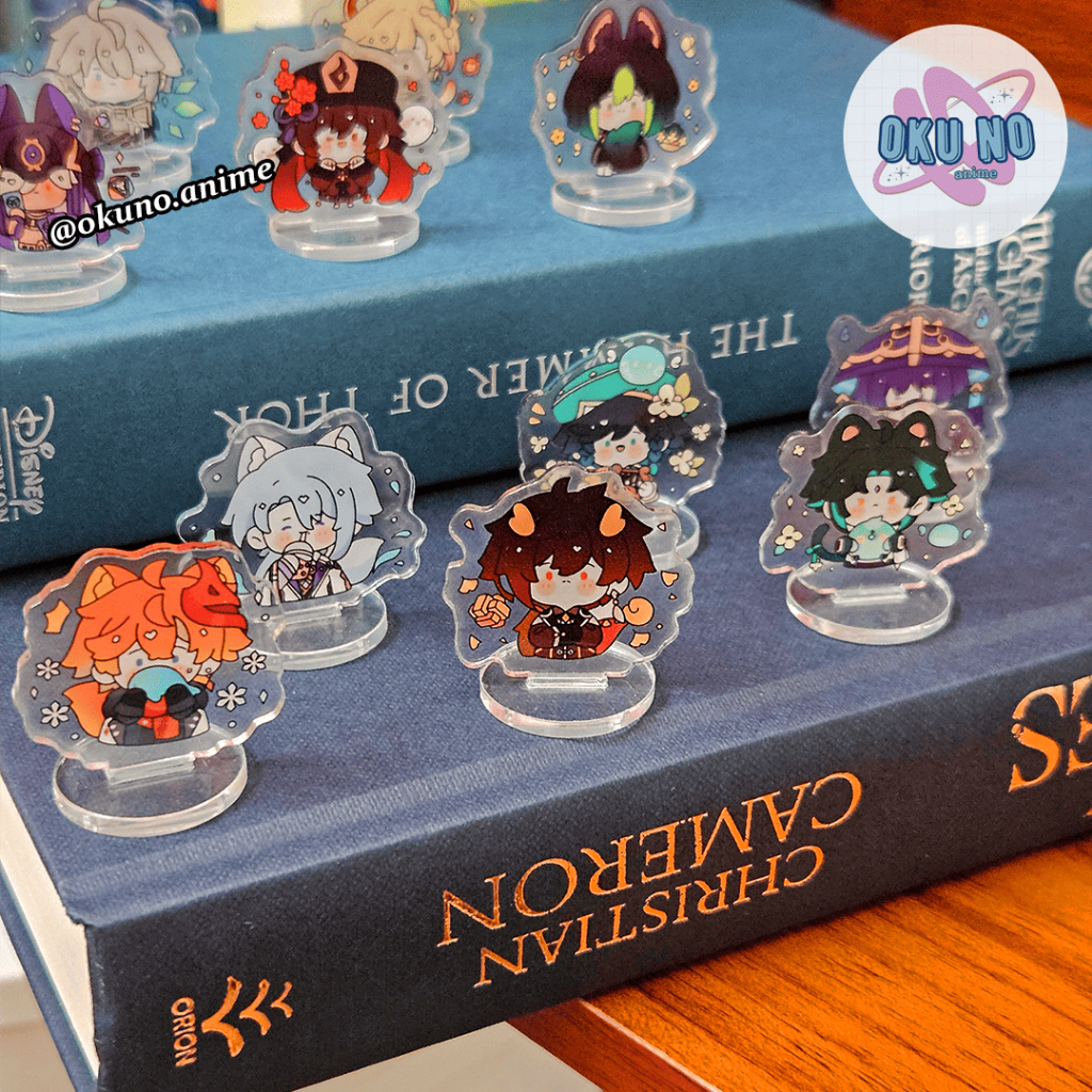 Genshin Impact Mini Chibi Characters Standee / Acrylic Figure - 1 Set ...