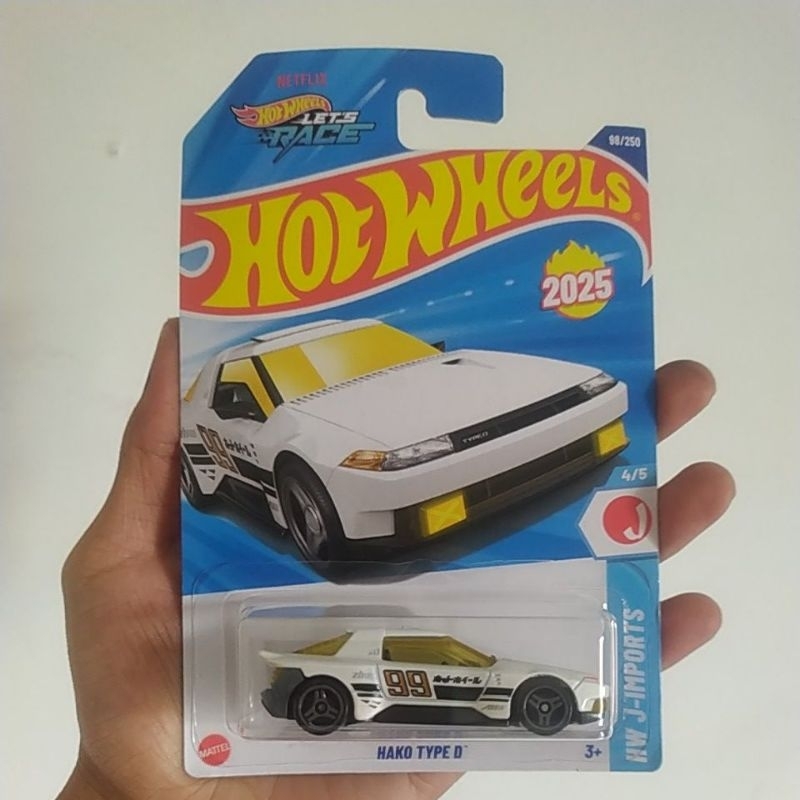 Hot Wheels Hako Type D Metalflake White | Shopee Philippines