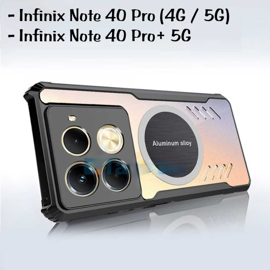 Casing INFINIX NOTE 40 PRO 4G / 5G Magnetic Casing Double Air Flow ...