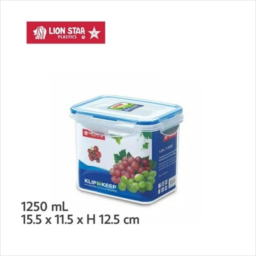Lion STAR KP-62 KLIP TO KEEP 1102 JAR CAKE BOX REFRIGERATOR CONTAINER ...
