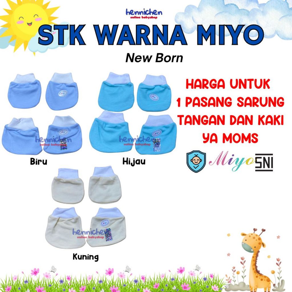 Miyo by libby Gloves & Socks Rib Baby/Baby Color (0-3M) | Shopee ...