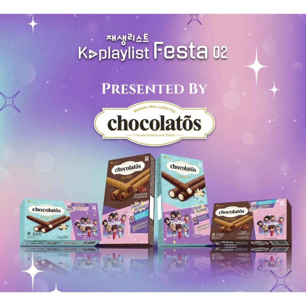 Chocolatos DELIGHT TinyTan BTS Chocolate Edition / Vanilla Wafer Roll ...