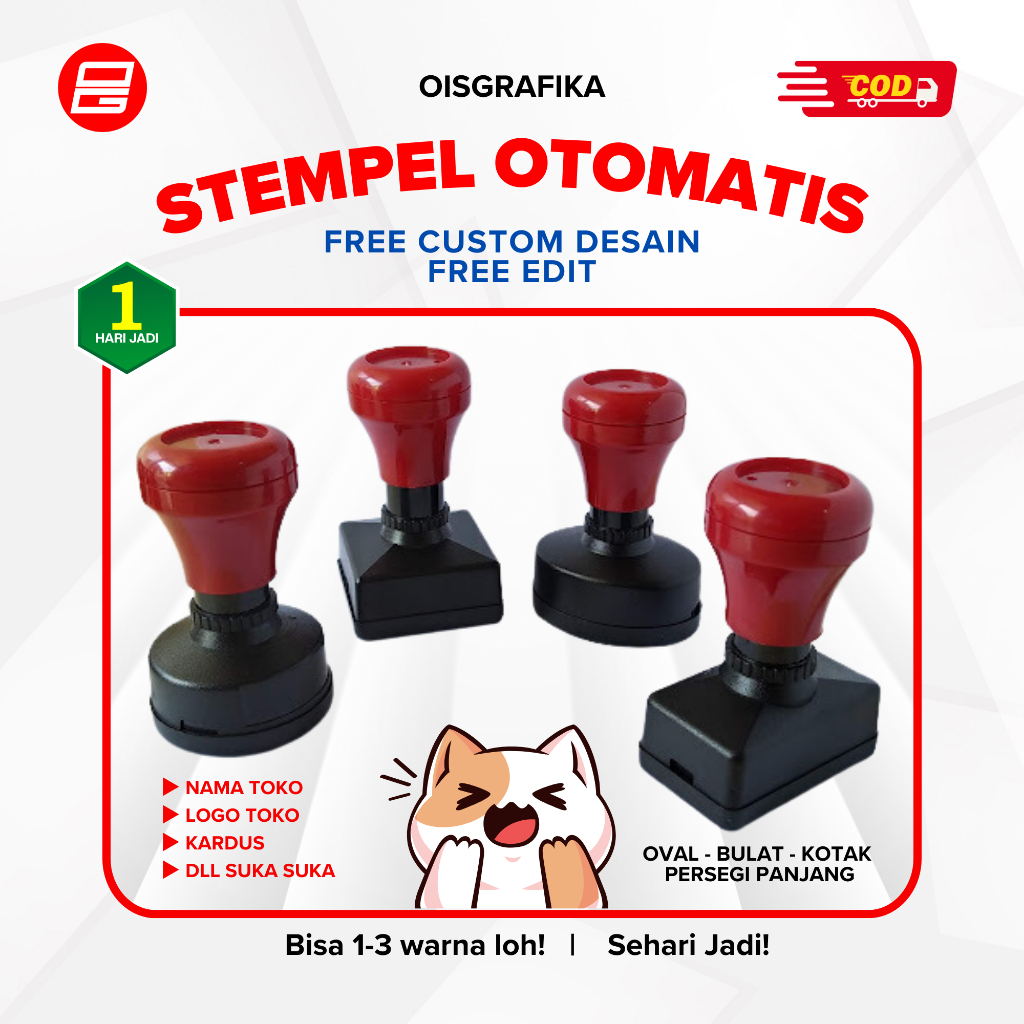 Automatic Stamp Custom Logo Design Free - Flash Stamp | Shopee Philippines