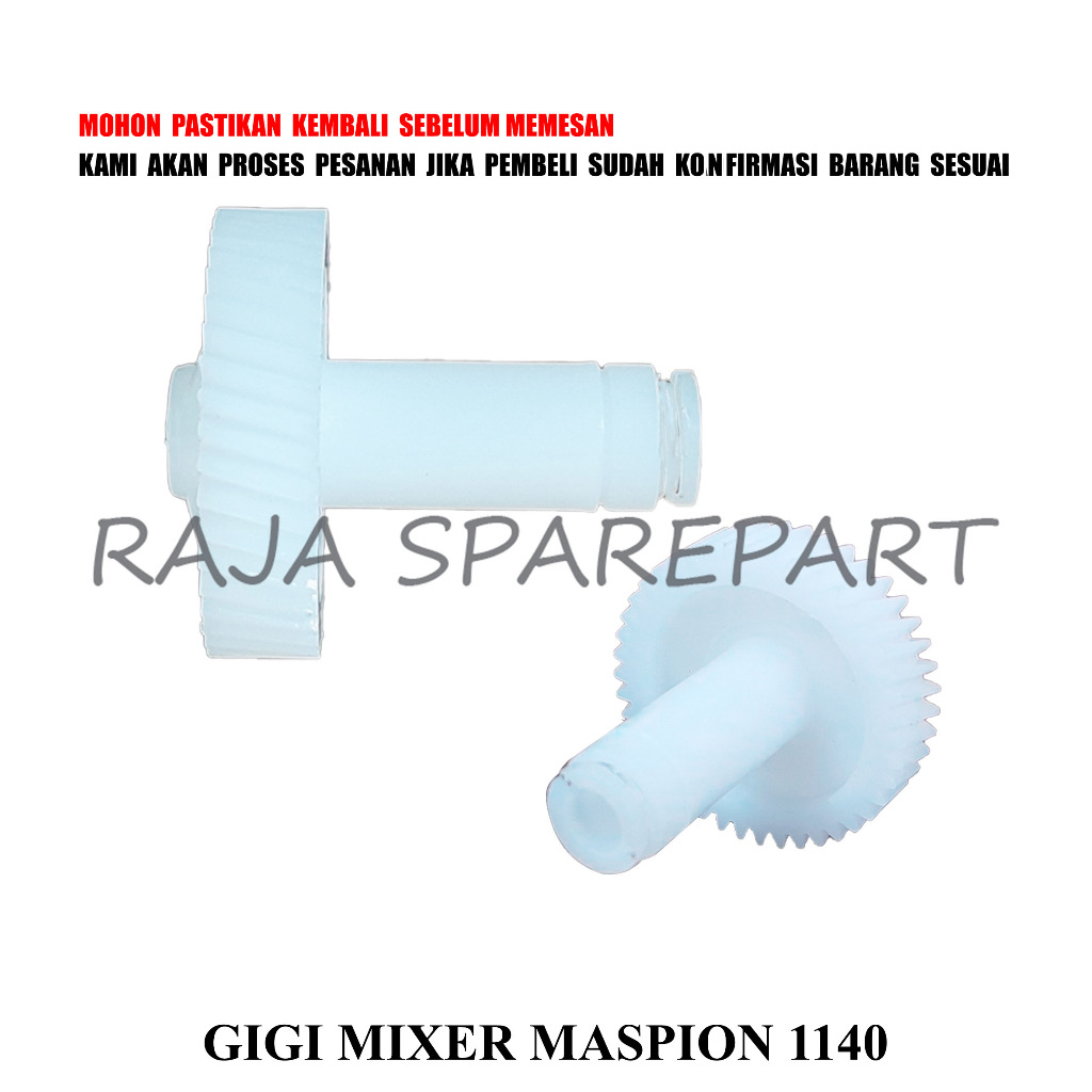 Gms2 GEAR MIXER Plastic/GEAR MIXER MASPION 1140 (A Pair) | Shopee ...
