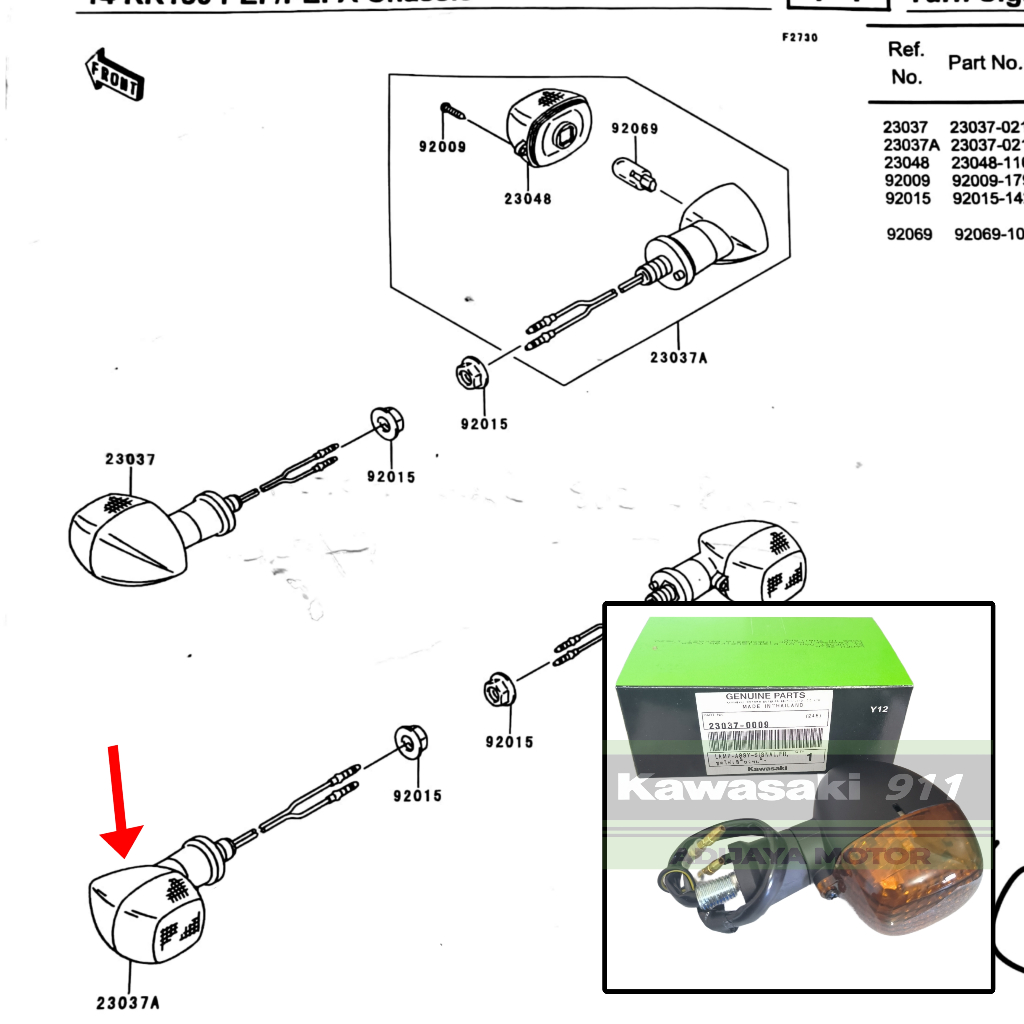 KAWASAKI TURN SIGNAL LIGHTS NEW OLD NINJA RRkawasaki | Shopee Philippines