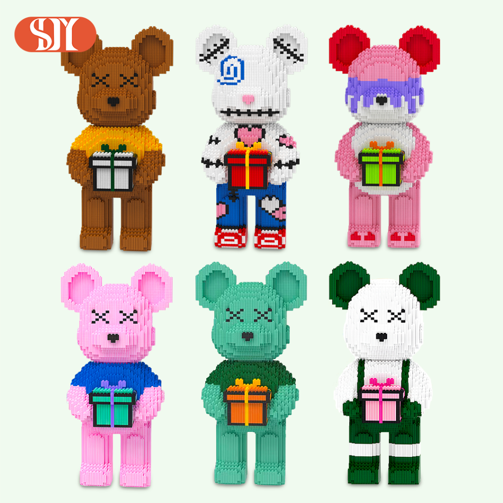 Nano Blocks Bricks Animation Characters Violent Bear Medium - Big 3D ...
