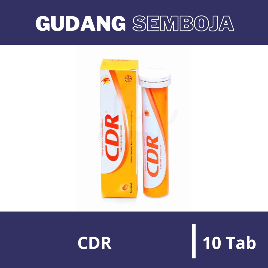 Cdr 10 Effervescent Tablets/Multivitamin Calcium Supplement | Shopee ...