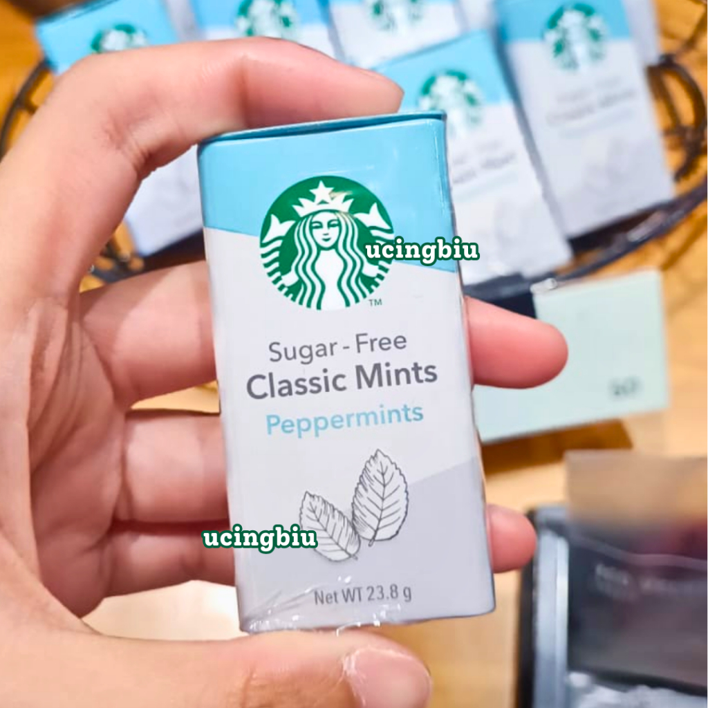 STARBUCKS Sugar Free Classic Mints Peppermints Candy (Candy) | Shopee ...