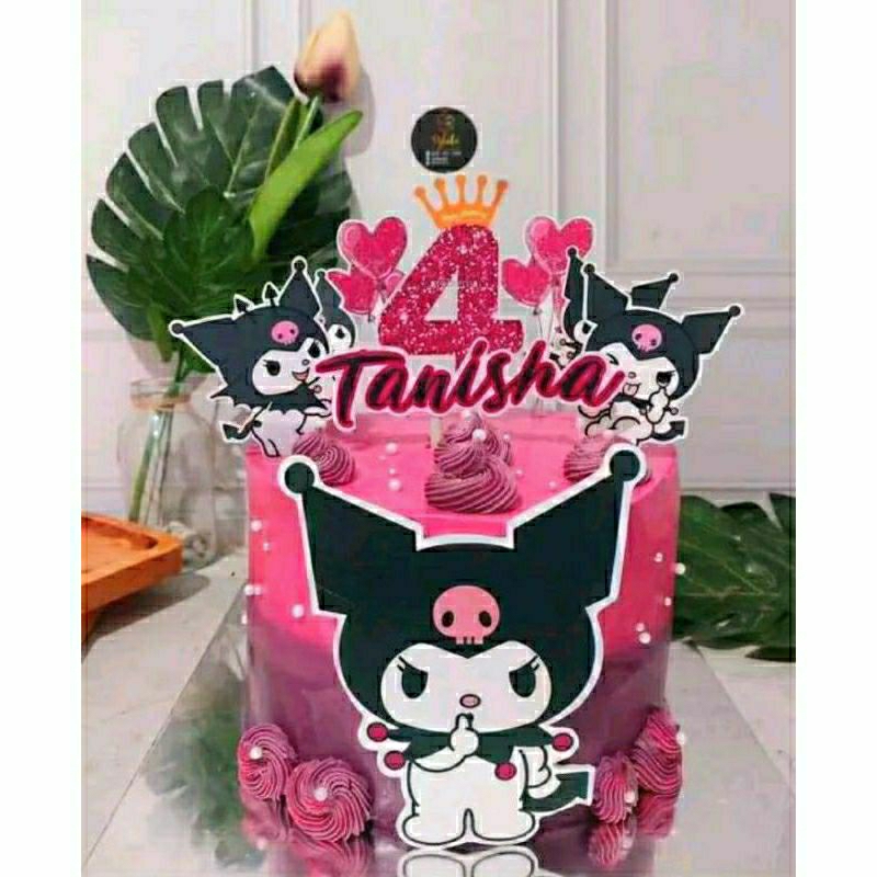 Kuromi sanrio birthday cake Topper birthday Topper | Shopee Philippines