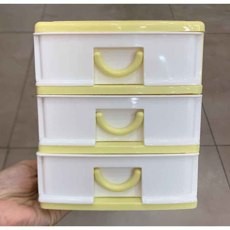 Miniso Bicolor Storage Organizer with 3 Drawers | Shopee Philippines