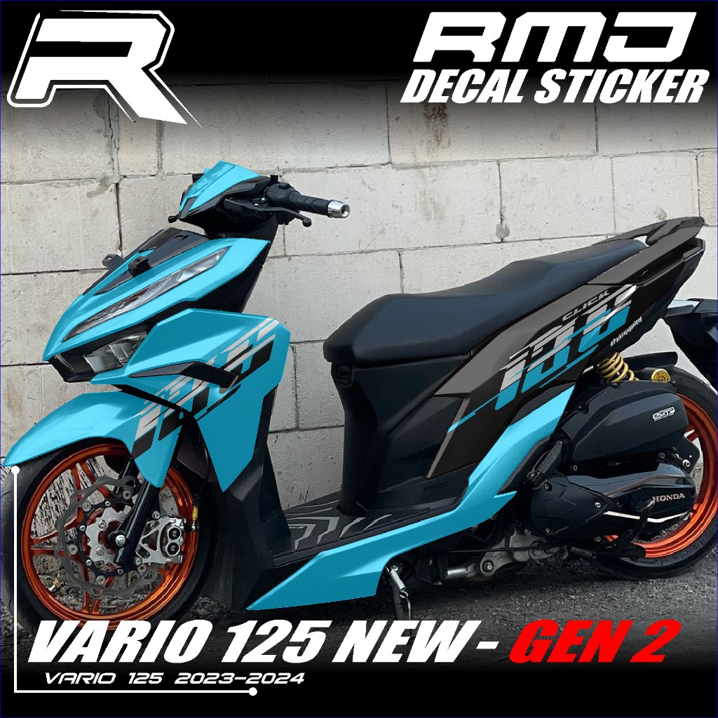 Decal Sticker Honda Vario New 125 2023 2024 Full Body - Sticker Vario ...