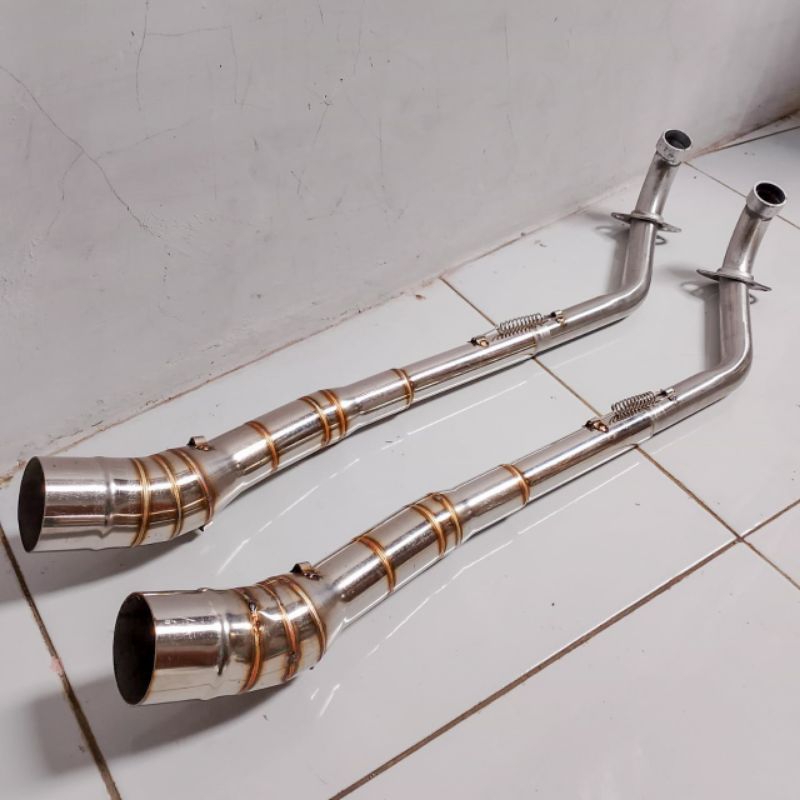Big elbow open stainless 51mm for Xrm Rs Fury Wave Dash Smash Raider j ...