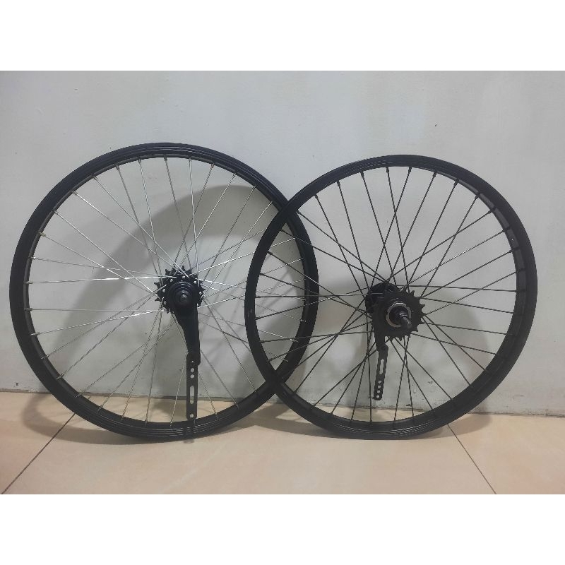HITAM Bicycle Wheel Set 20 Hub Torpedo Rear Only Rims So Rims So 20 ...